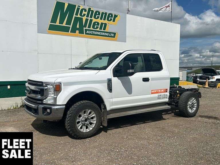 2021 Ford F-350 Super Duty 4X4 Single Rear Wheel Cab & Chassis ...