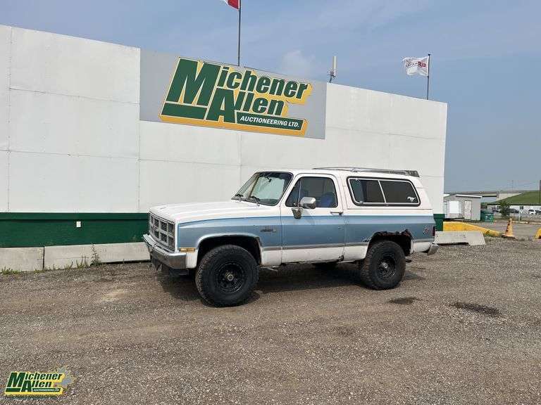 1983 GMC Jimmy 4x4 2 Door Diesel - Michener Allen Auctioneering Ltd