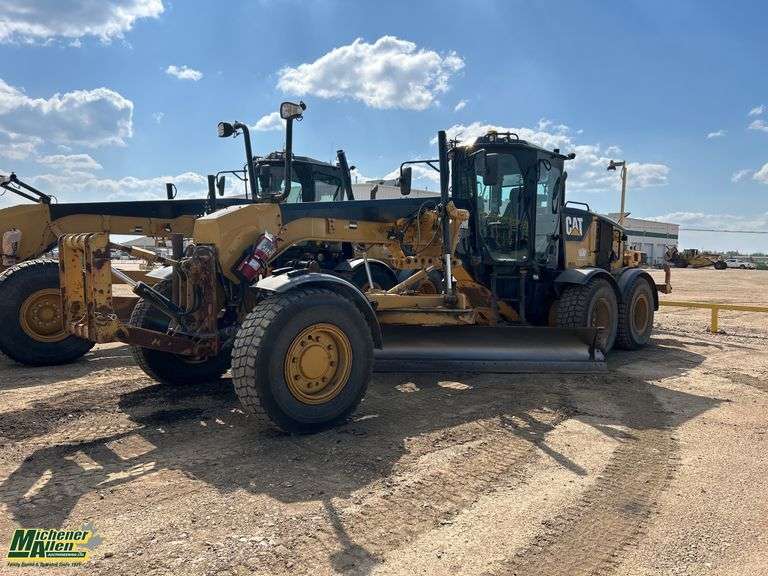 2015 Caterpillar 160M AWD Grader Ripper/Scarifier, Snow Wing, Front ...