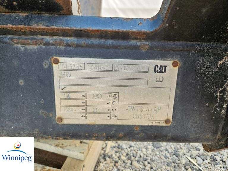 4ft Cat 446B CWTS-A/AP Custom Forks - Michener Allen Auctioneering Ltd