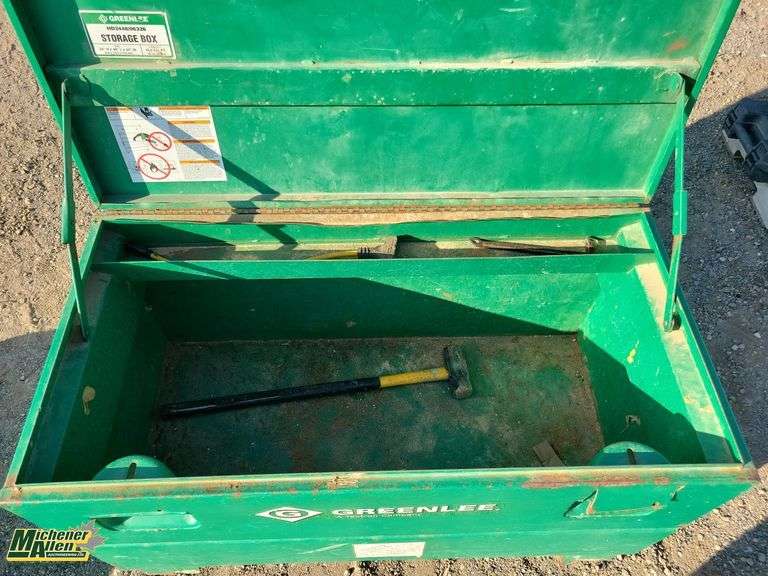 Greenlee Tool Box 48inch with 2 totes of power tools. - Michener Allen ...