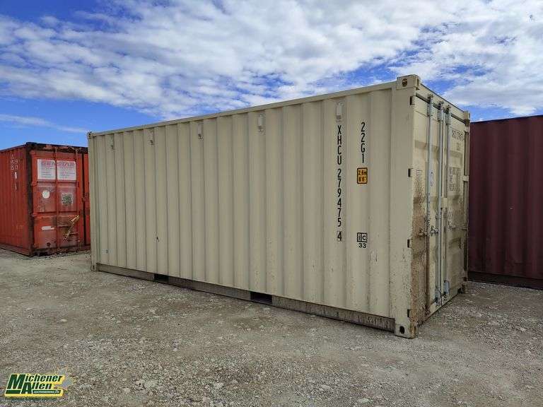 20' 1 Door Single Use Sea Container - Michener Allen Auctioneering Ltd