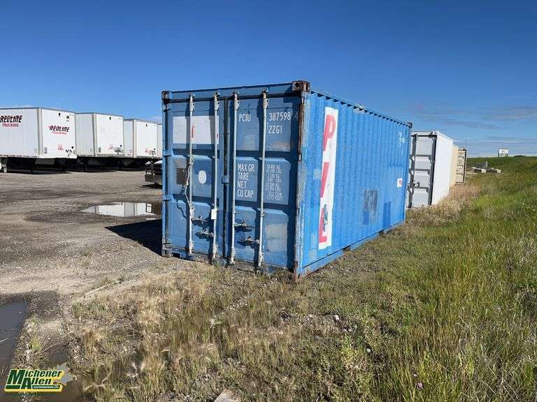 20' 2 Door Multi Use Sea Container - Michener Allen Auctioneering Ltd