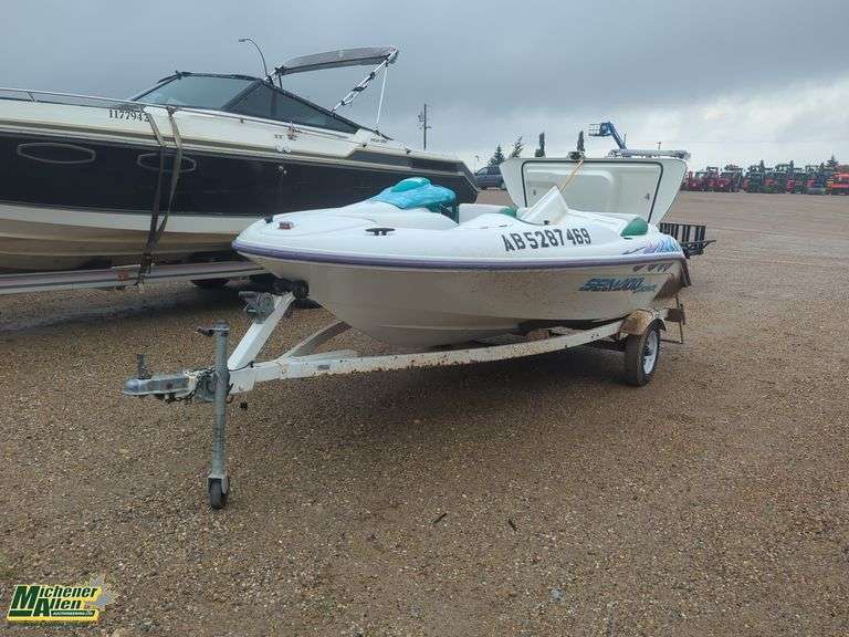 1996 Seadoo Challenger Boat C/W S/A 1996 Shorelander S/A Trailer vin ...