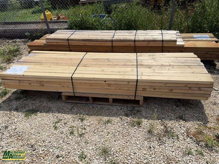 59 Spruce 2x4x9”9’ Boards - Michener Allen Auctioneering Ltd