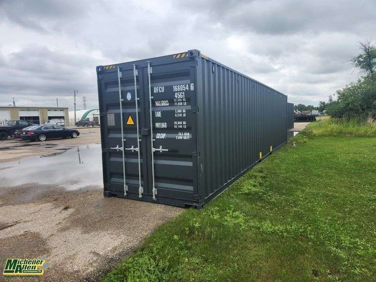 40' High Cube 1 Door Single Use Sea Container - Michener Allen ...