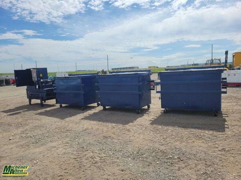 Trash Compactor with 3 Bins 74 inch UP58 - Michener Allen Auctioneering Ltd