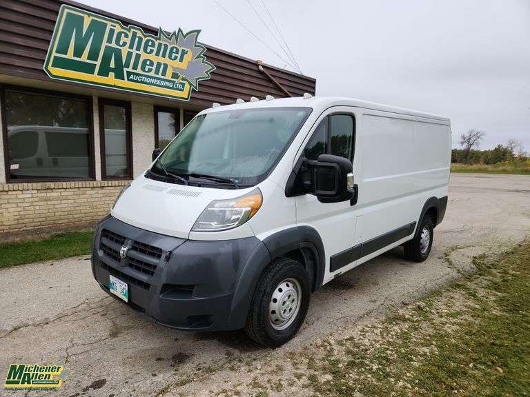 2016 Ram ProMaster Cargo Van - Michener Allen Auctioneering Ltd