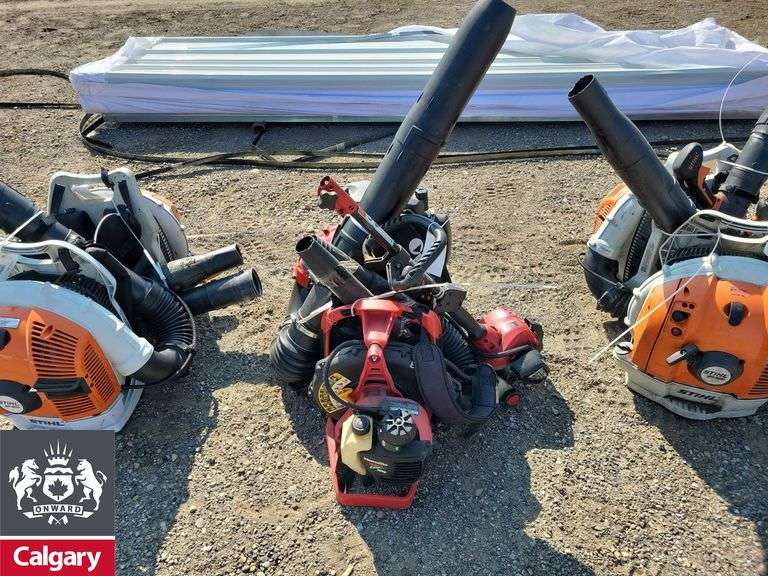 2x Backpack Blower & Part of Weed Trimmer - Michener Allen ...
