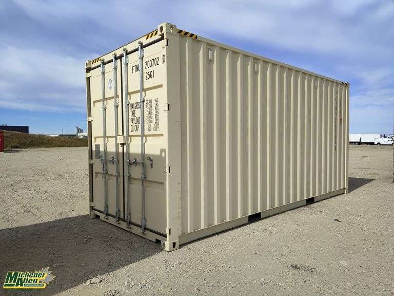 20' High Cube 1 Door Single Use Sea Container - Michener Allen ...