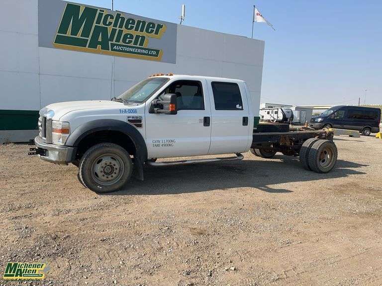 2010 Ford F-550 Super Duty crew cab 4x4 S/A Cab & Chassis - Michener ...