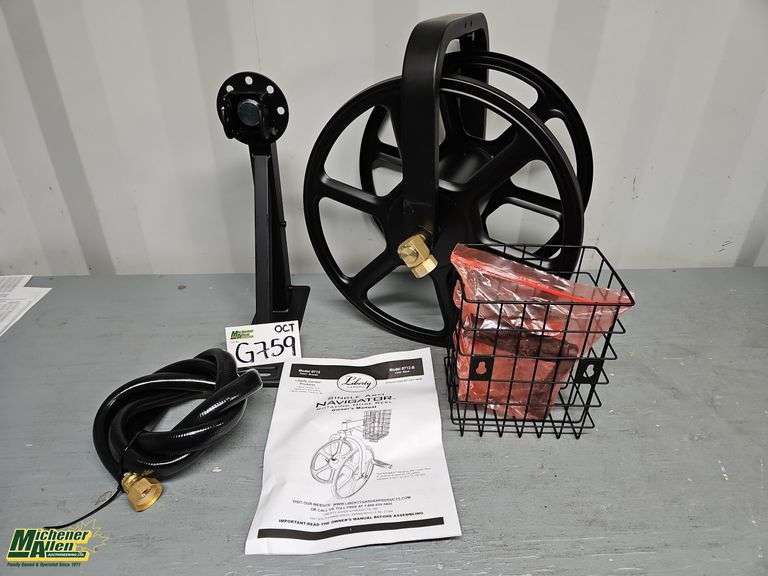 Heavy Duty Steel Rotating Hose Reel - Qty.1 - Michener Allen ...