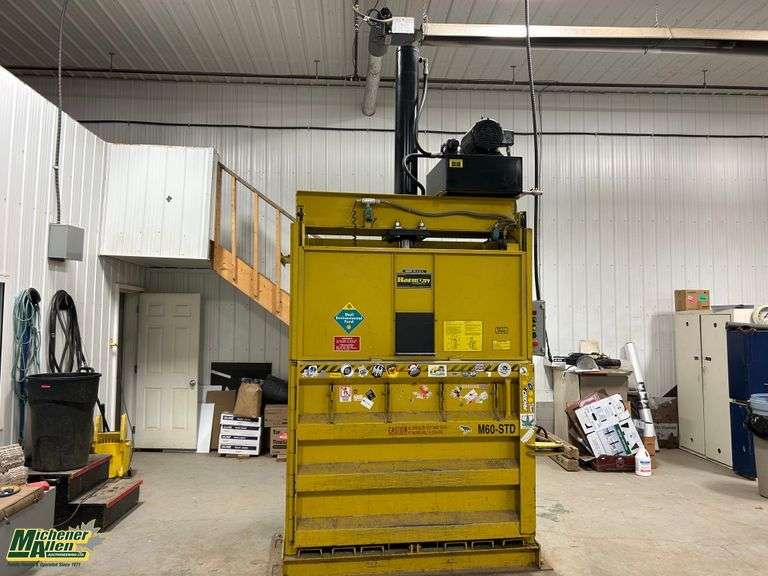 Harmony Enterprises M60STD Cardboard Compactor/ Baler - Michener Allen ...