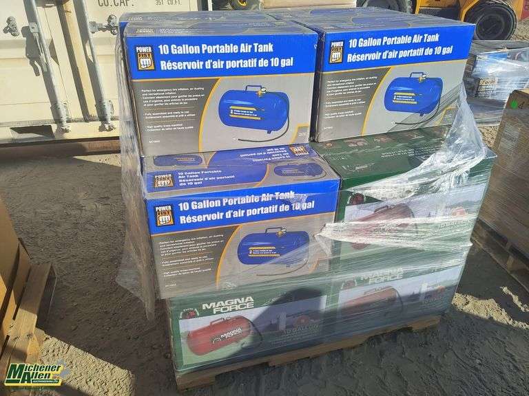 (16QTY) 10 Gallon Portable Air Tanks - Michener Allen Auctioneering Ltd