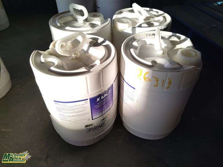 4 Containers Of X Salt Ice Melt Rinse Aid - Michener Allen ...