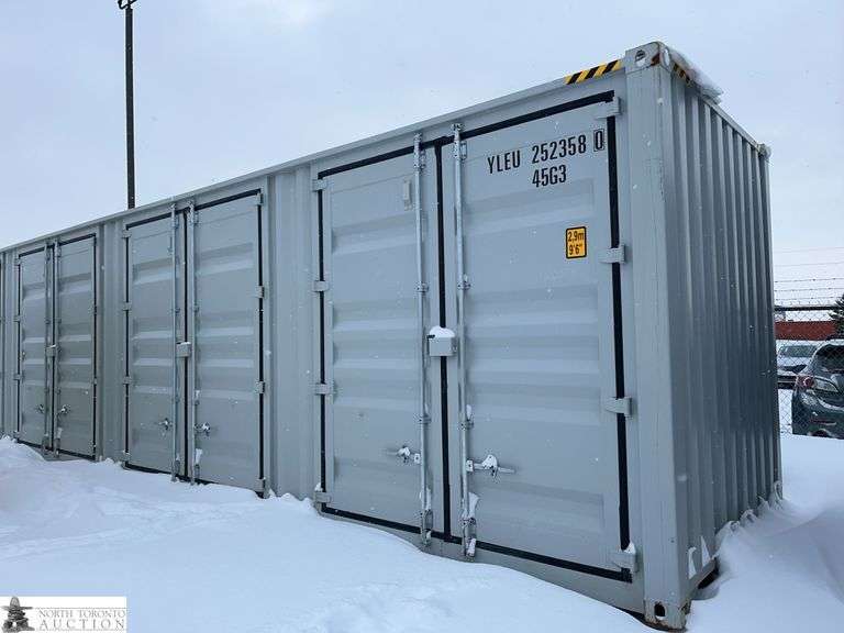 40' 4 Door Multi Use Sea Container - North Toronto Auction