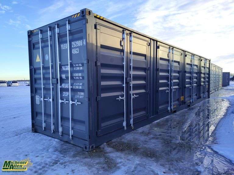 40' High Cube 5 Door Single Use Sea Container - Michener Allen ...