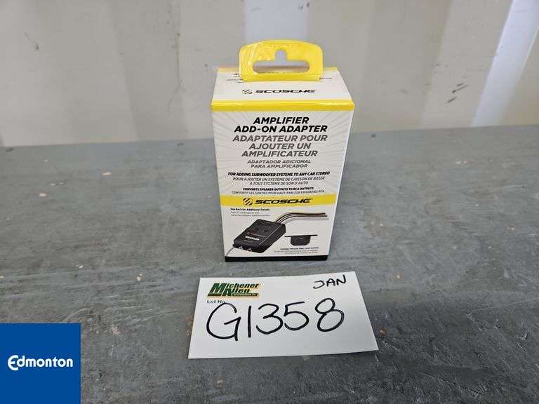 Scosche Amplifier Add-On Adapter - Qty.1 - Michener Allen Auctioneering Ltd