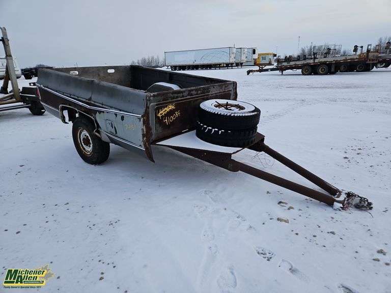 Home Built S/A 8ft Truck Box Yard Trailer - Michener Allen ...
