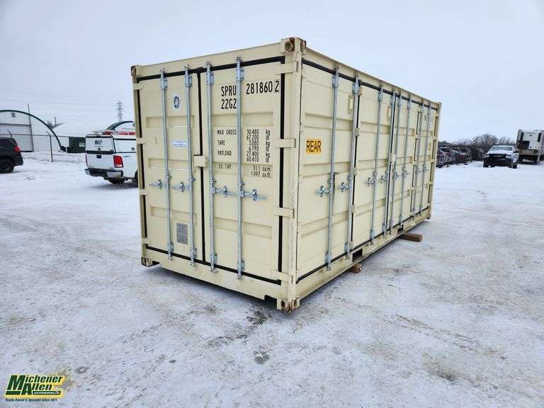 20' 3 Door Single Use Sea Container - Michener Allen Auctioneering Ltd