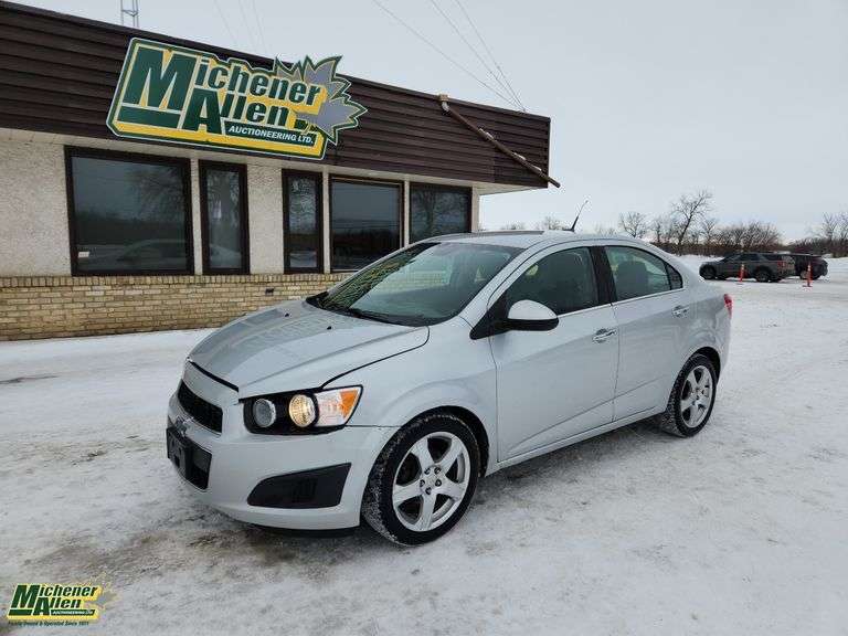 2013 Chevrolet Sonic Lt - Michener Allen Auctioneering Ltd