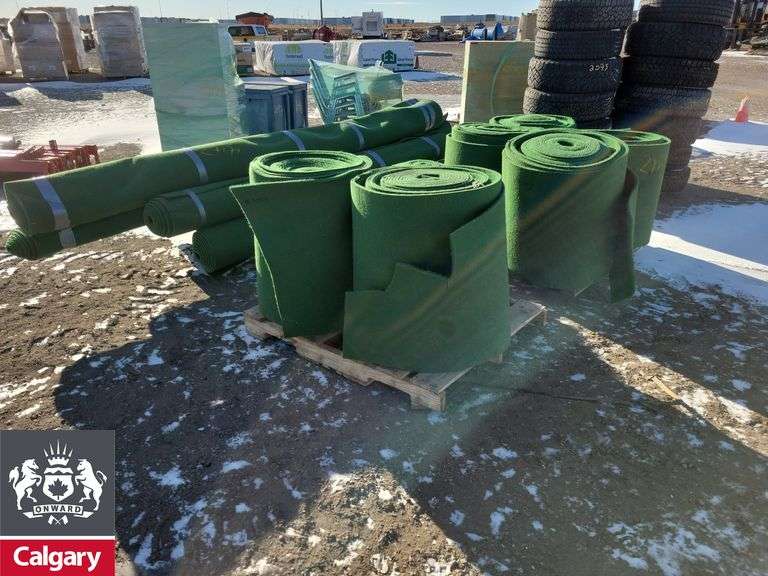 15 rolls of artificial soccer turf - Michener Allen Auctioneering Ltd