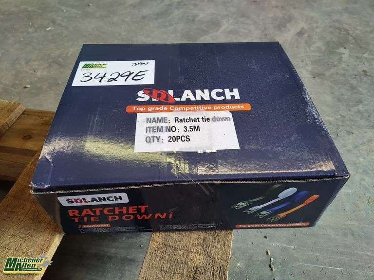 Box of 20 Unused SDLanch Ratchet Tie Downs (3.5M) - Michener Allen ...