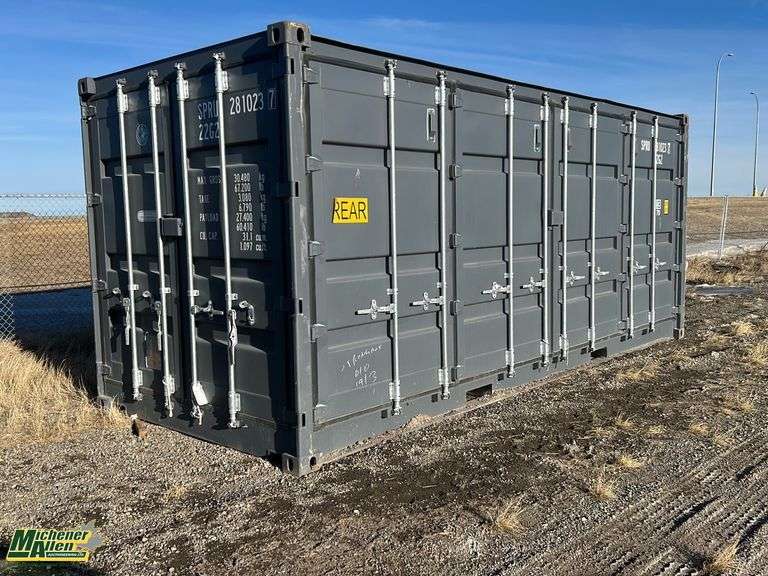 20' 3 Door Single Use Sea Container - Michener Allen Auctioneering Ltd
