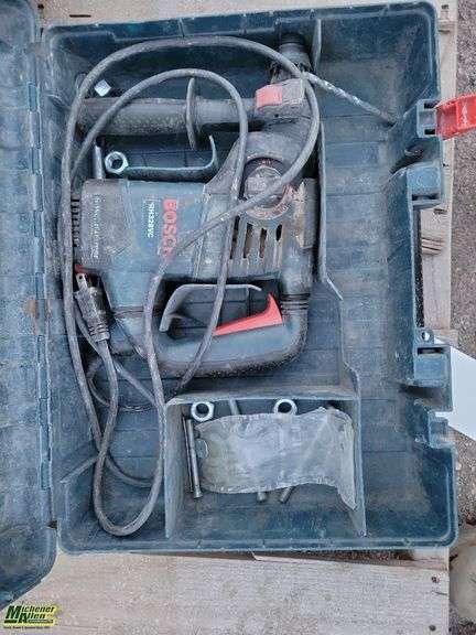 Bosch rotary hammer and rotary laser - Michener Allen Auctioneering Ltd