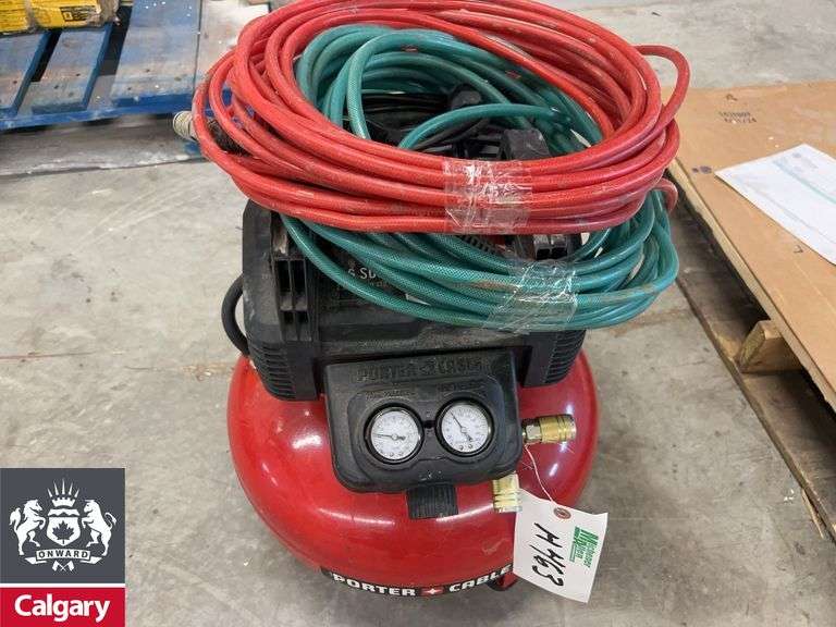 Porter cable compressor - Michener Allen Auctioneering Ltd