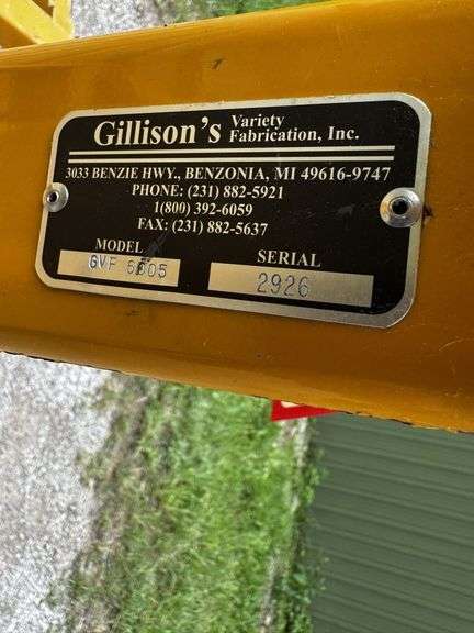 GILLISONS BRUSH RAKE - Miedema Auctioneering