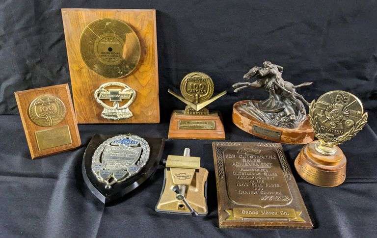 CHEVROLET DEALERSHIP SALES AWARDS 1949 TO 1963 - Millers Auction Co.