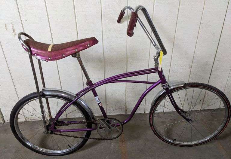 1969 MURRAY MANUFACTURED SEARS SPYDER 24" PURPLE MUSCLE BIKE - Millers ...