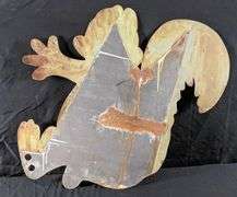 2 SQUIRREL - CHIPMUNK TIN NEON SIGN SKINS - Millers Auction Co.