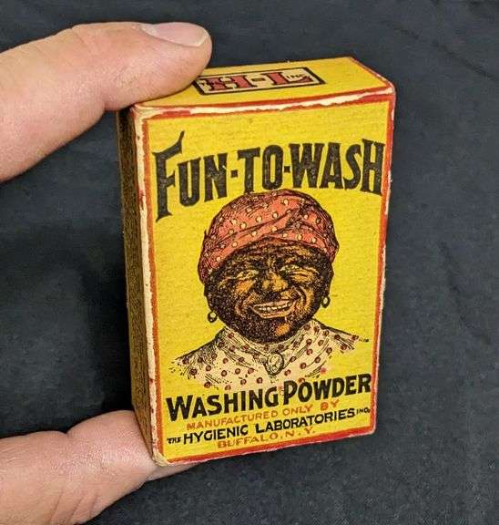 SAMPLE SIZE? CARDBOARD BOX FUN-TO-WASH WASHING POWDER BUFFALO NEW YORK ...