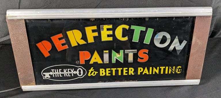 LIGHTED SIGN PERFECTION PAINTS THE KEY TO BETTER PAINTING - Millers ...