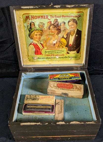 HOHNER HARMONICA DISPLAY CABINET - Millers Auction Co.
