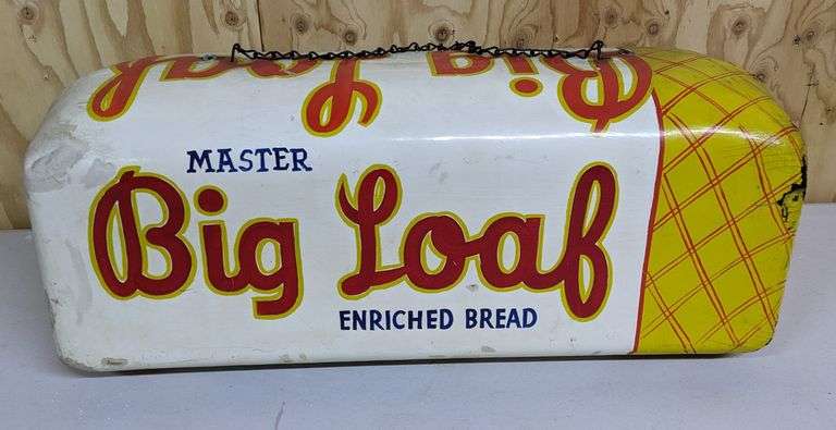 3-D BIG LOAF BREAD SIGN - Millers Auction Co.