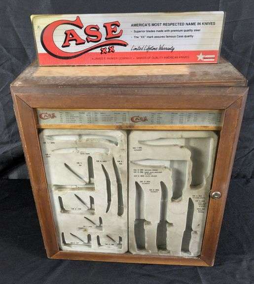 CASE XX KNIFE DISPLAY CASE - Millers Auction Co.