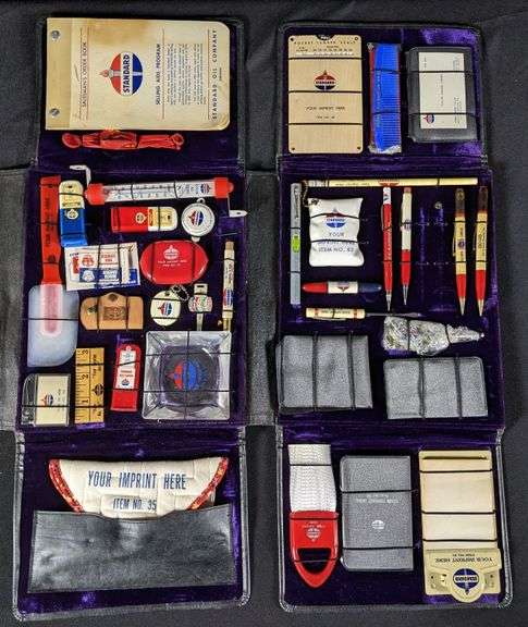 STANDARD OIL CO SALESMAN SAMPLE SET - Millers Auction Co.