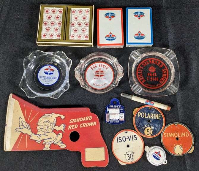 GROUP OF STANDARD OIL CO ADVERTISING - Millers Auction Co.