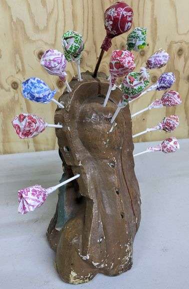 CHIEF WATTA POP SUCKER DISPLAY SIGN - Millers Auction Co.