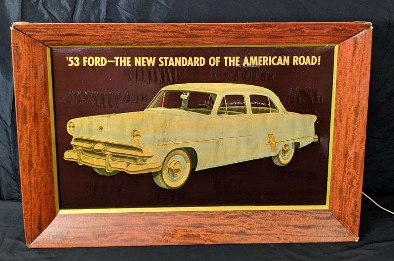 1953 FORD LIGHTED MOTION SIGN - Millers Auction Co.