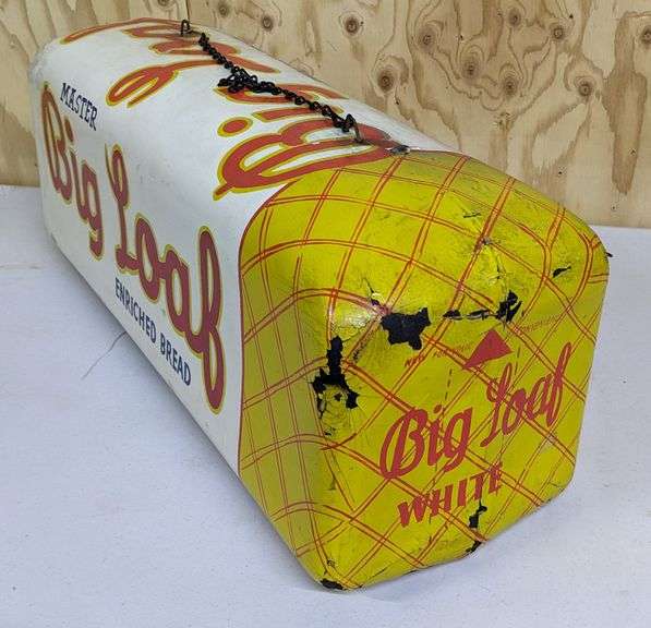 3-D BIG LOAF BREAD SIGN - Millers Auction Co.