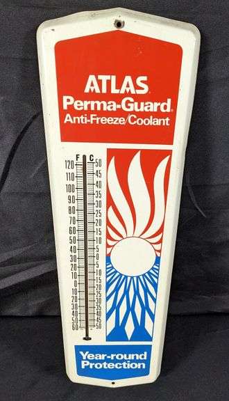 ATLAS PERMA-GUARD ANTI FREEZE THERMOMETER - Millers Auction Co.