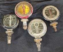 4 BOYCE MOTO METERS RADIATOR CAP HAYNES PAIGE INDIANA TRUCKS AMERICAN ...