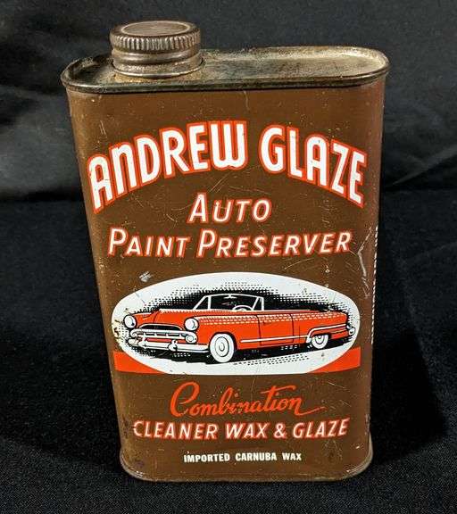 16 OZ CAN ANDREW GLAZE WAX OAKLAND CALIFORNIA - Millers Auction Co.