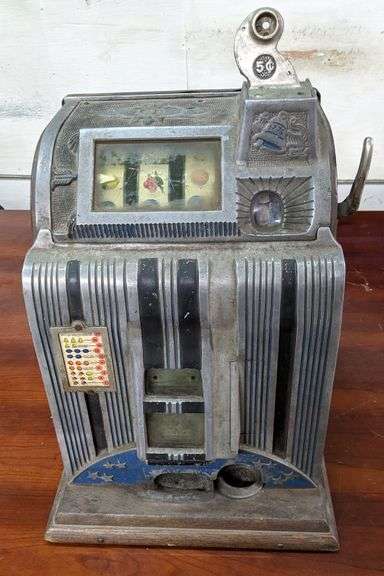 MILLS SKYSCRAPER NICKEL SLOT MACHINE - Millers Auction Co.