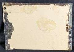 EMBOSSED TIN SIGN BUFFALO HIGHWAY - Millers Auction Co.