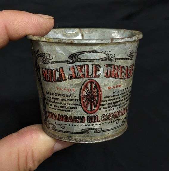 SAMPLE SIZE GREASE CAN STANDARD OIL CO MICA AXLE GREASE - Millers ...